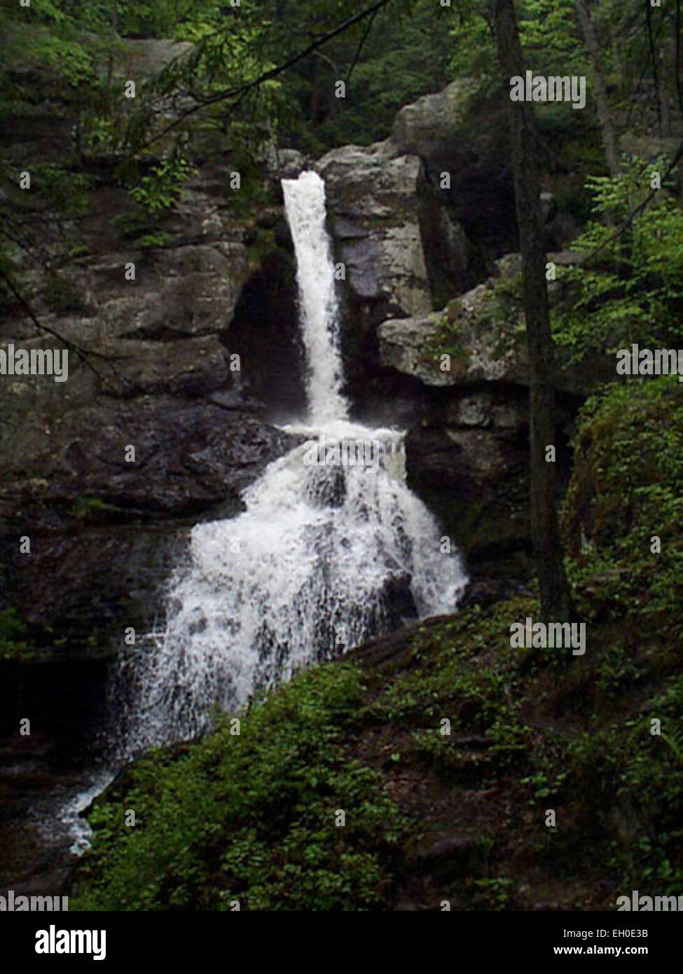 Kent Falls State Park features a series of scenic waterfalls located in ...