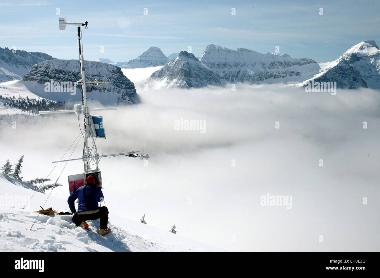 Garden Wall Weather Station Stock Photo - Alamy