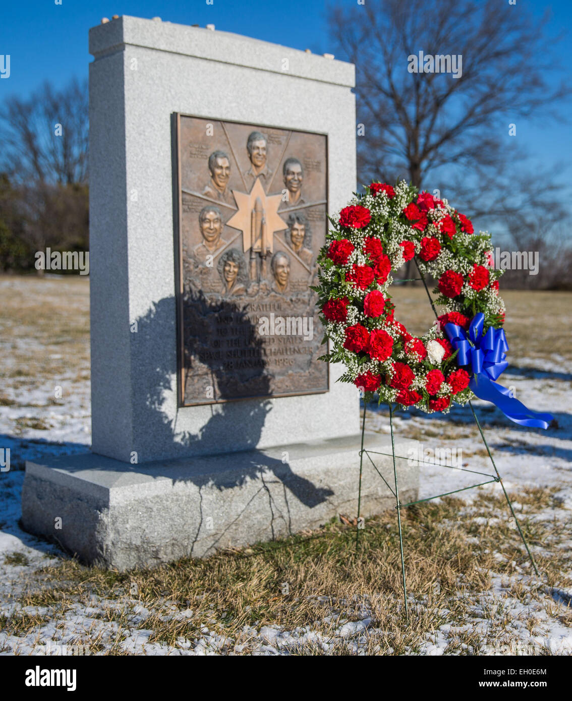 The Space Shuttle Challenger Memorial at Arlington National Cemetery ...