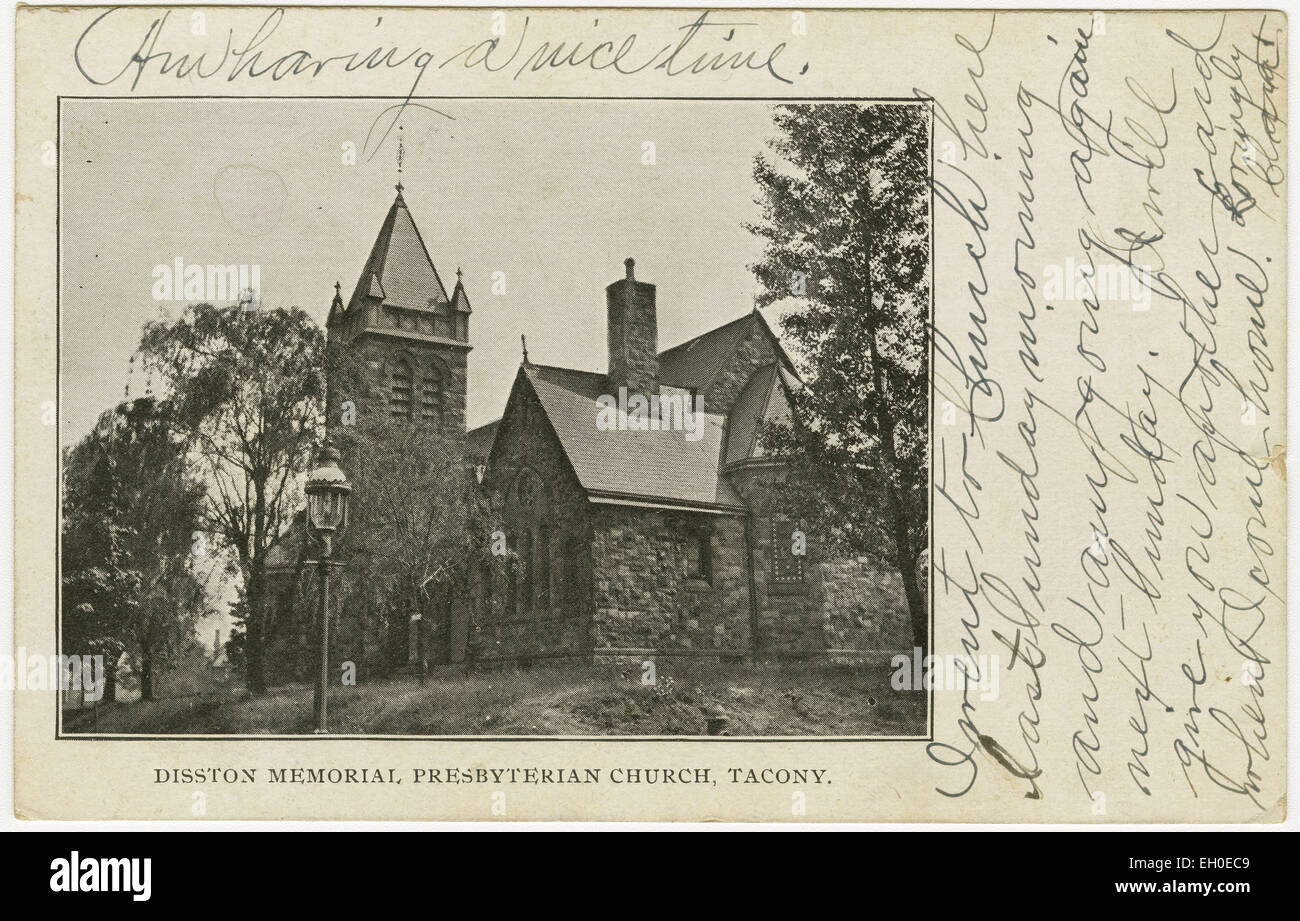 This postcard from the Presbyterian Historical Society collection ...