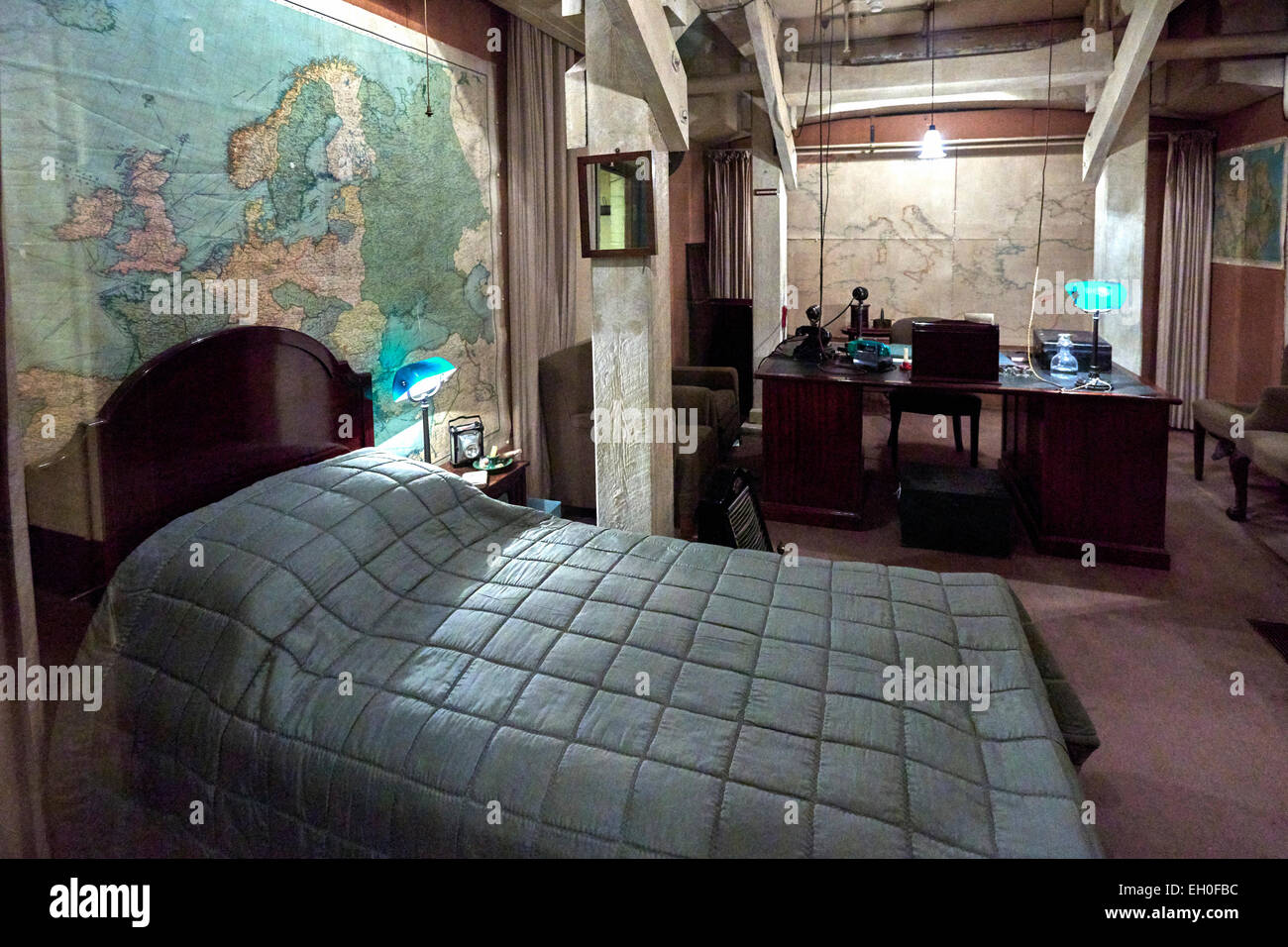 The Churchill War Rooms is a museum in London and one of the five ...