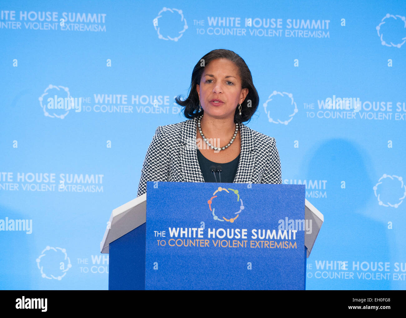 U.S. National Security Advisor Susan Rice delivers closing remarks ...