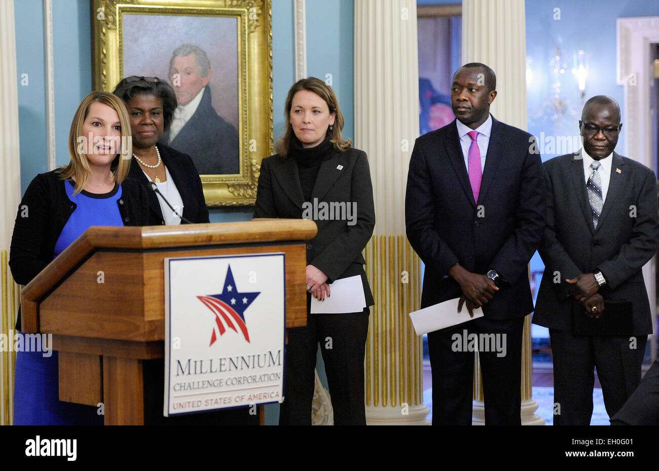 From left, Heather Higginbottom, Deputy Secretary of Management and ...