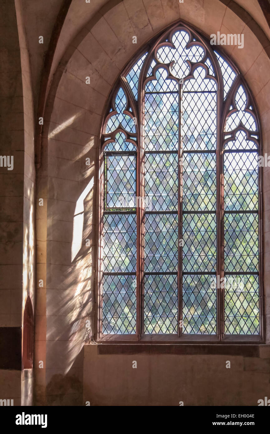 Stained glass windows in the Cistercian monastery Kiedrich, Rheingau ...
