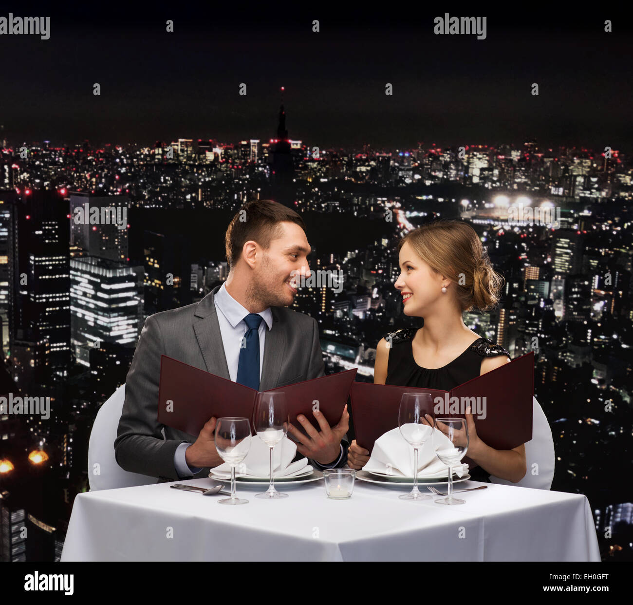 Relationship reading menu menus hi-res stock photography and images - Alamy