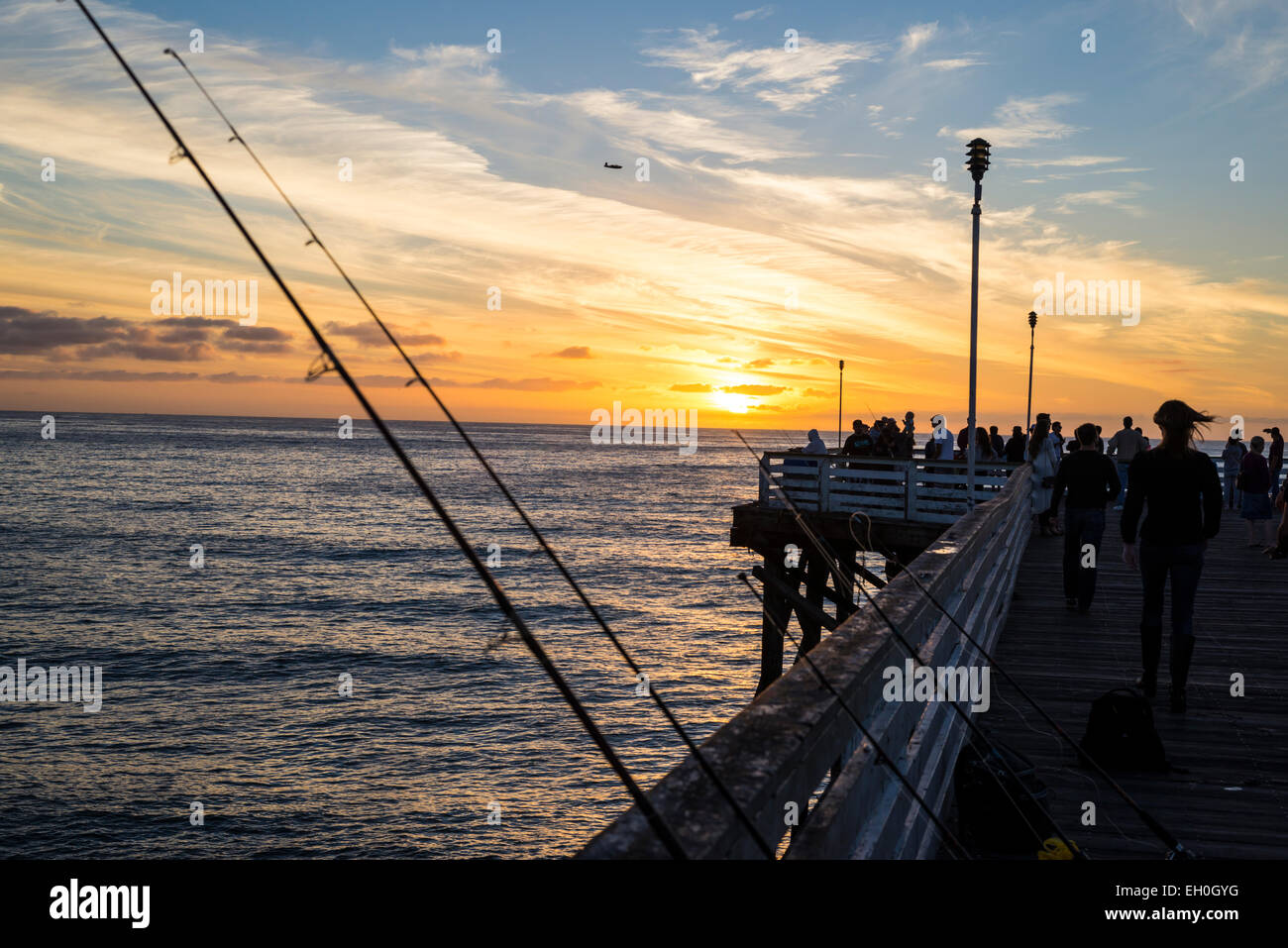 From sunset pier hi-res stock photography and images - Alamy