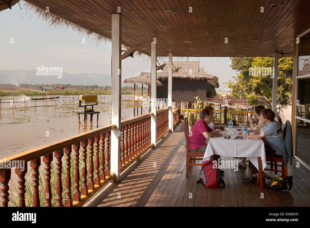Hotel on inle lake hi-res stock photography and images - Alamy