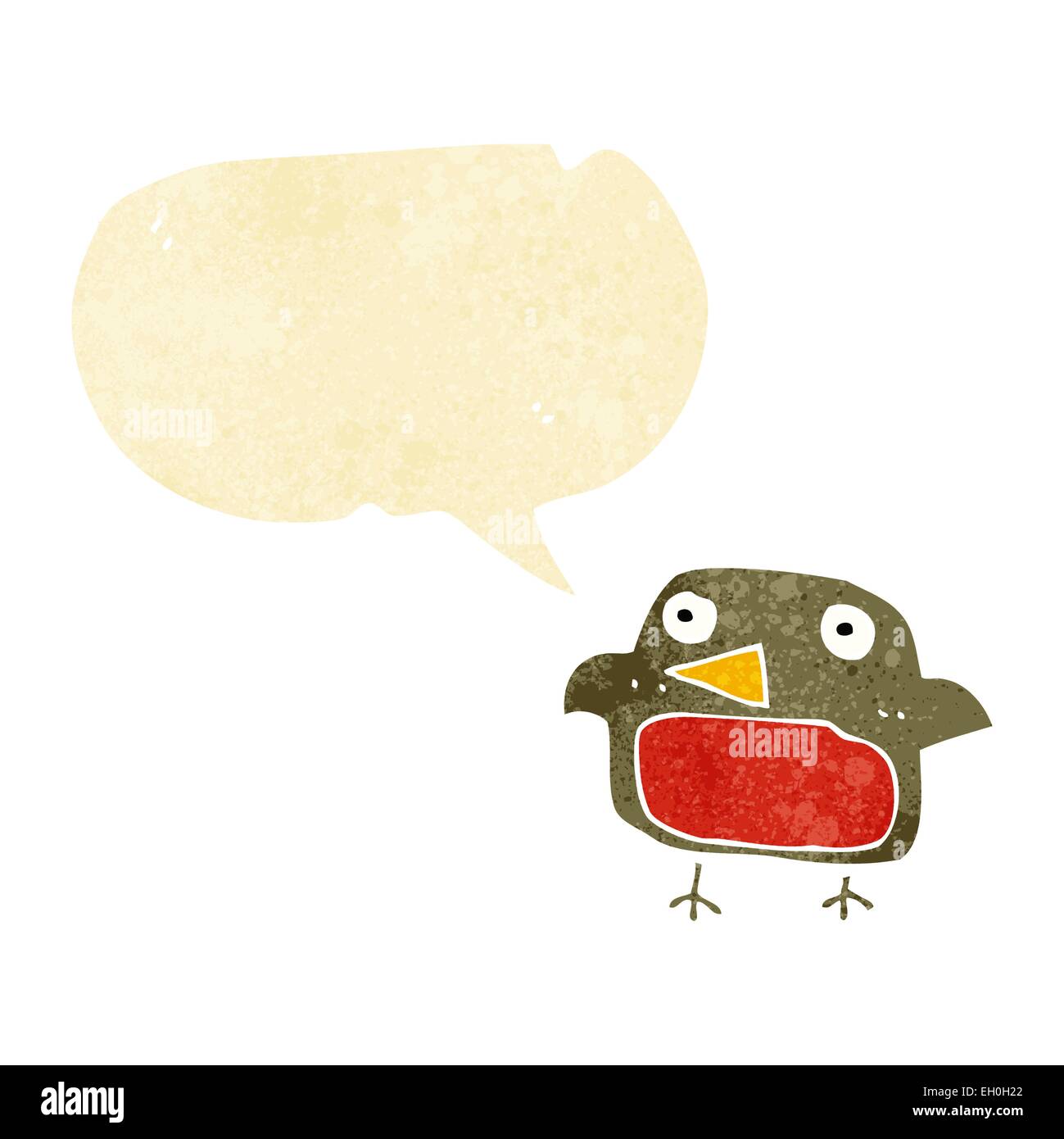 cartoon robin with speech bubble Stock Vector Image & Art - Alamy