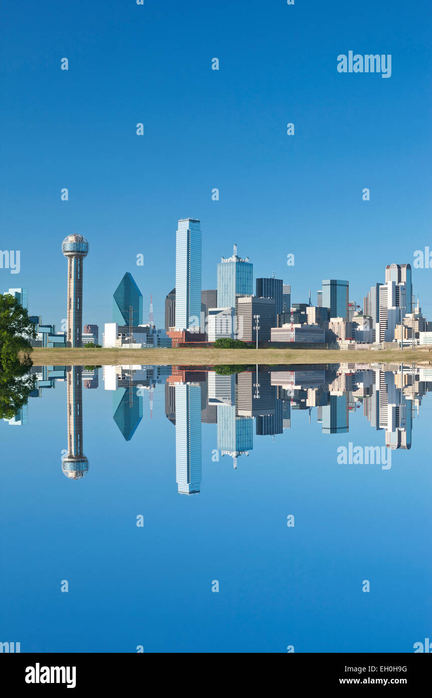 2009 HISTORICAL DOWNTOWN SKYLINE TRINITY RIVER GREENBELT PARK DALLAS ...