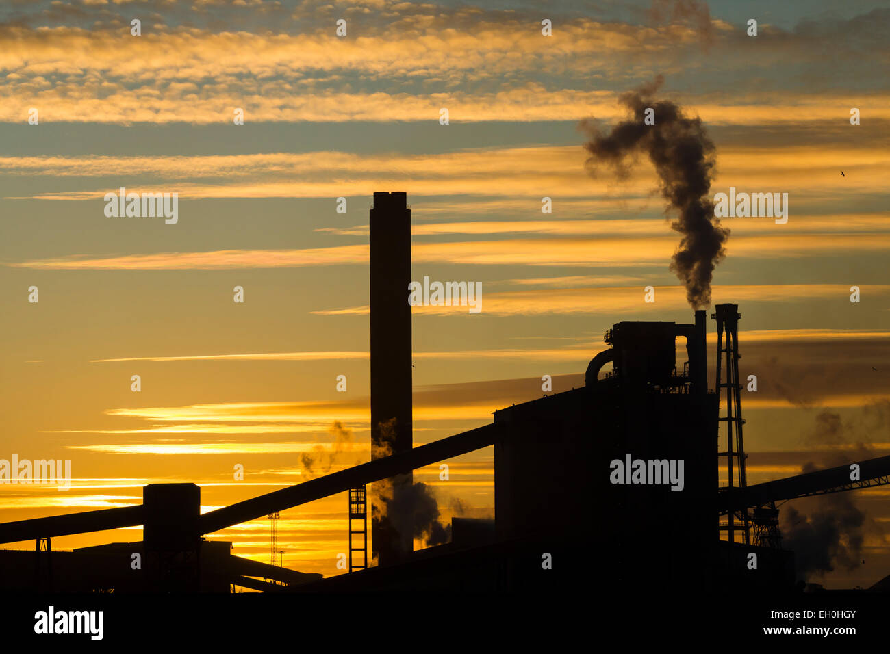 Redcar SSI steelworks blast furnace and coke ovens. Redcar, north east ...