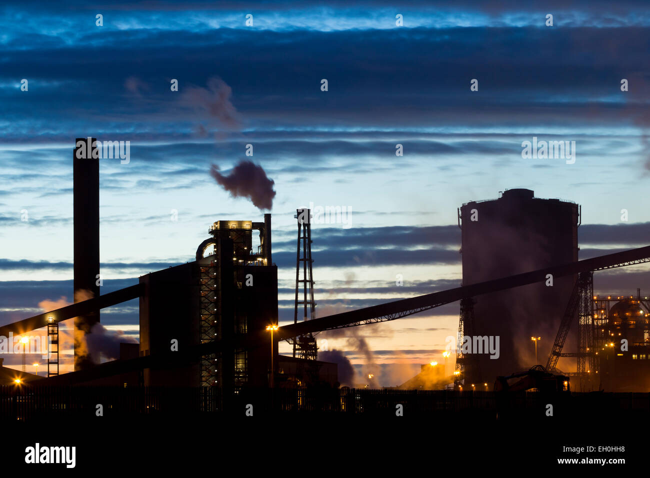 Redcar SSI steelworks blast furnace and coke ovens. Redcar, north east ...