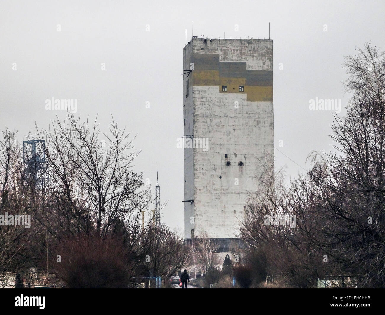 Donetsk, Ukraine. 4th March, 2015. A general view the road from ...