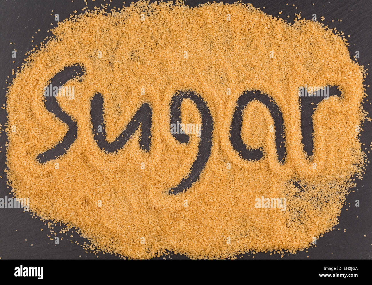Sugar granulated word hi-res stock photography and images - Alamy