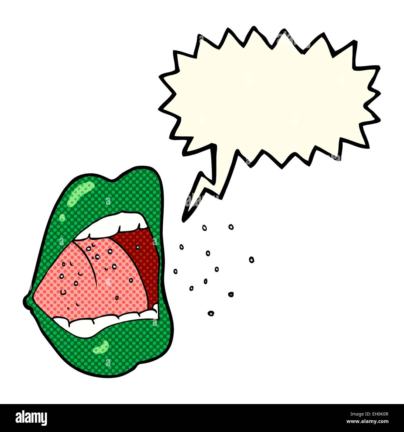 Cartoon sneezing mouth hi-res stock photography and images - Alamy