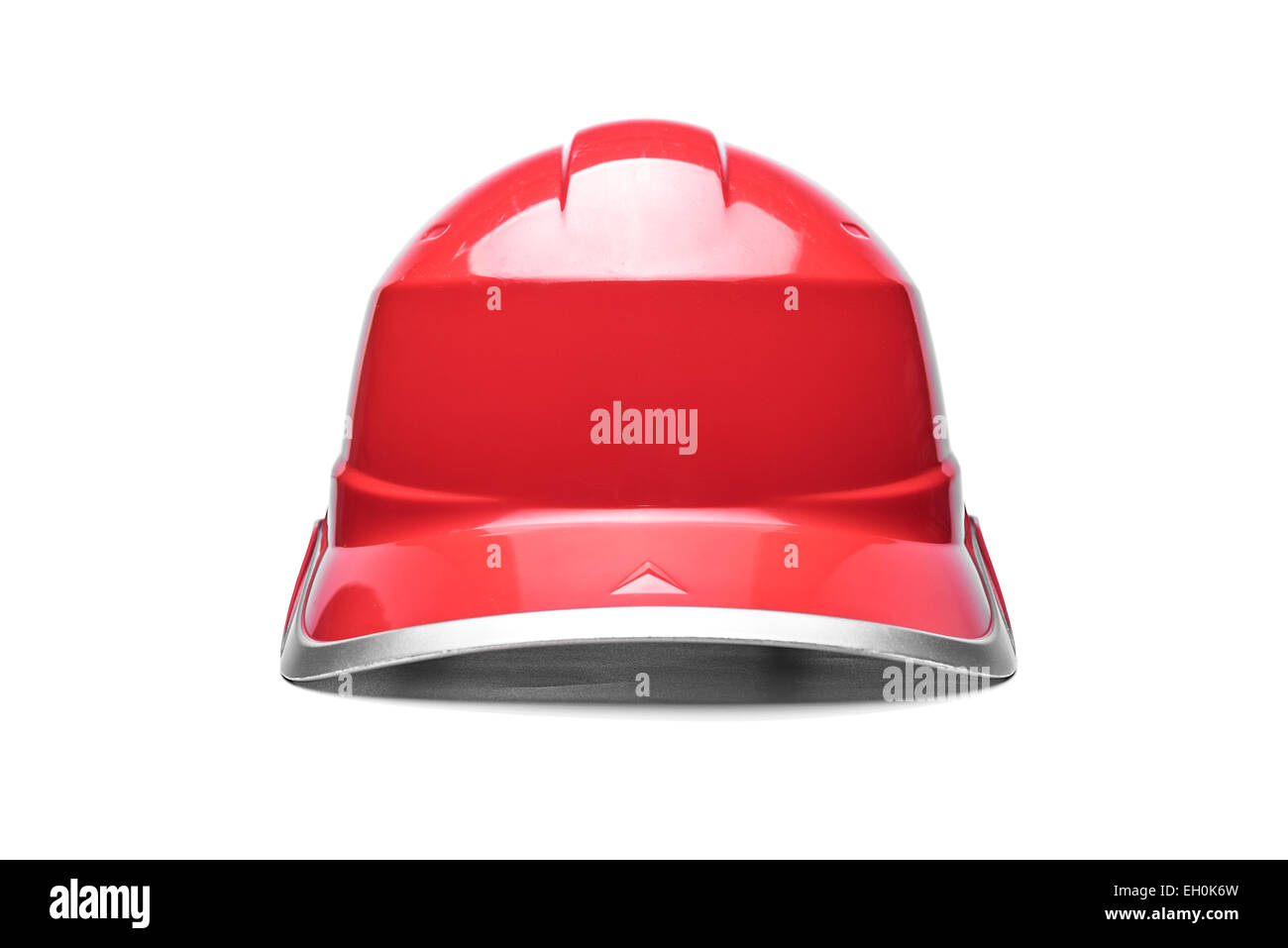 Red safety helmet Stock Photo - Alamy