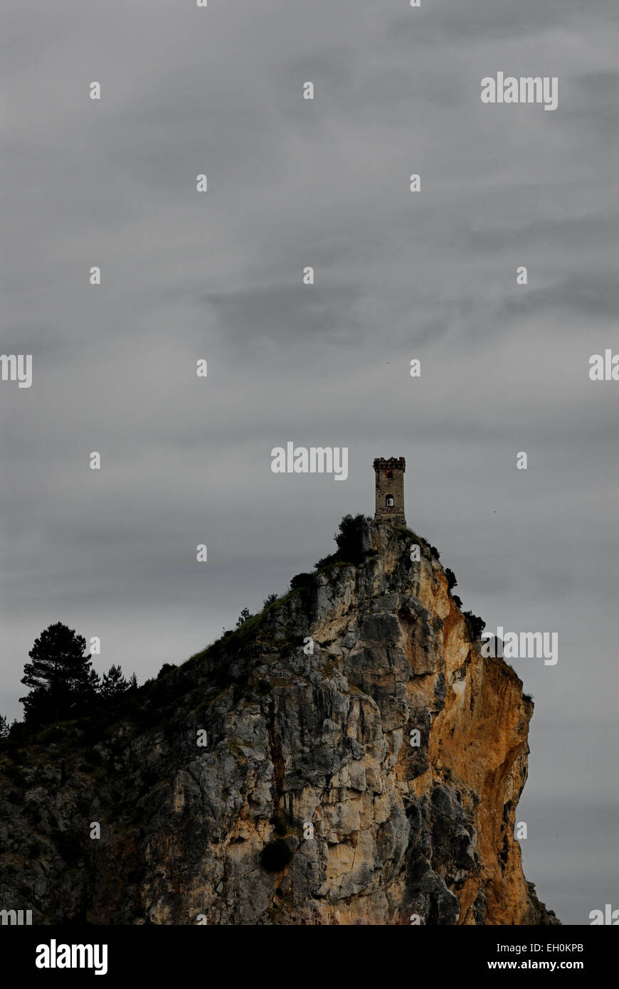 Ruins ancient watchtower on hi-res stock photography and images - Alamy