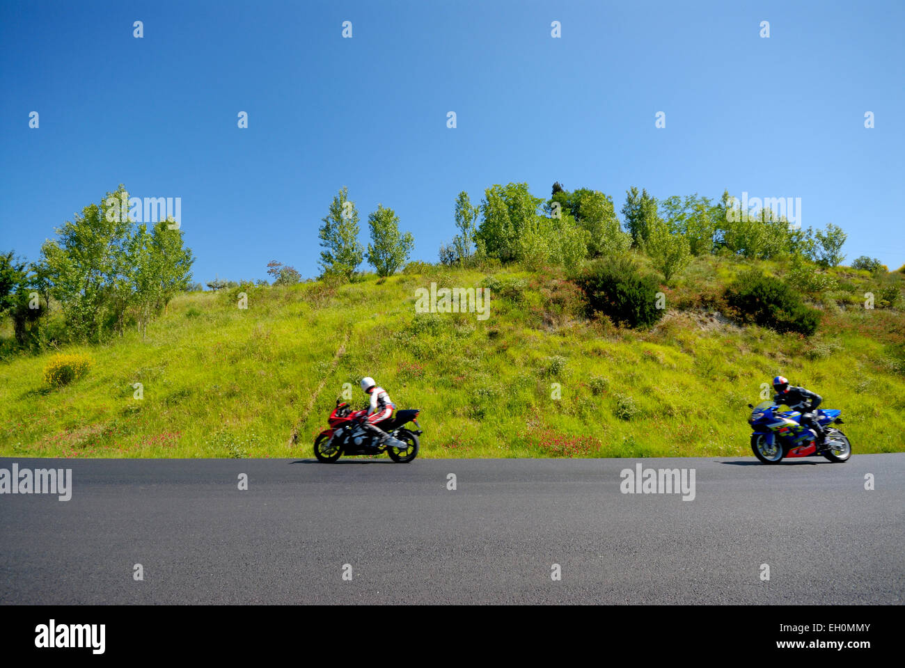 Two motorcycles touring hi-res stock photography and images - Alamy