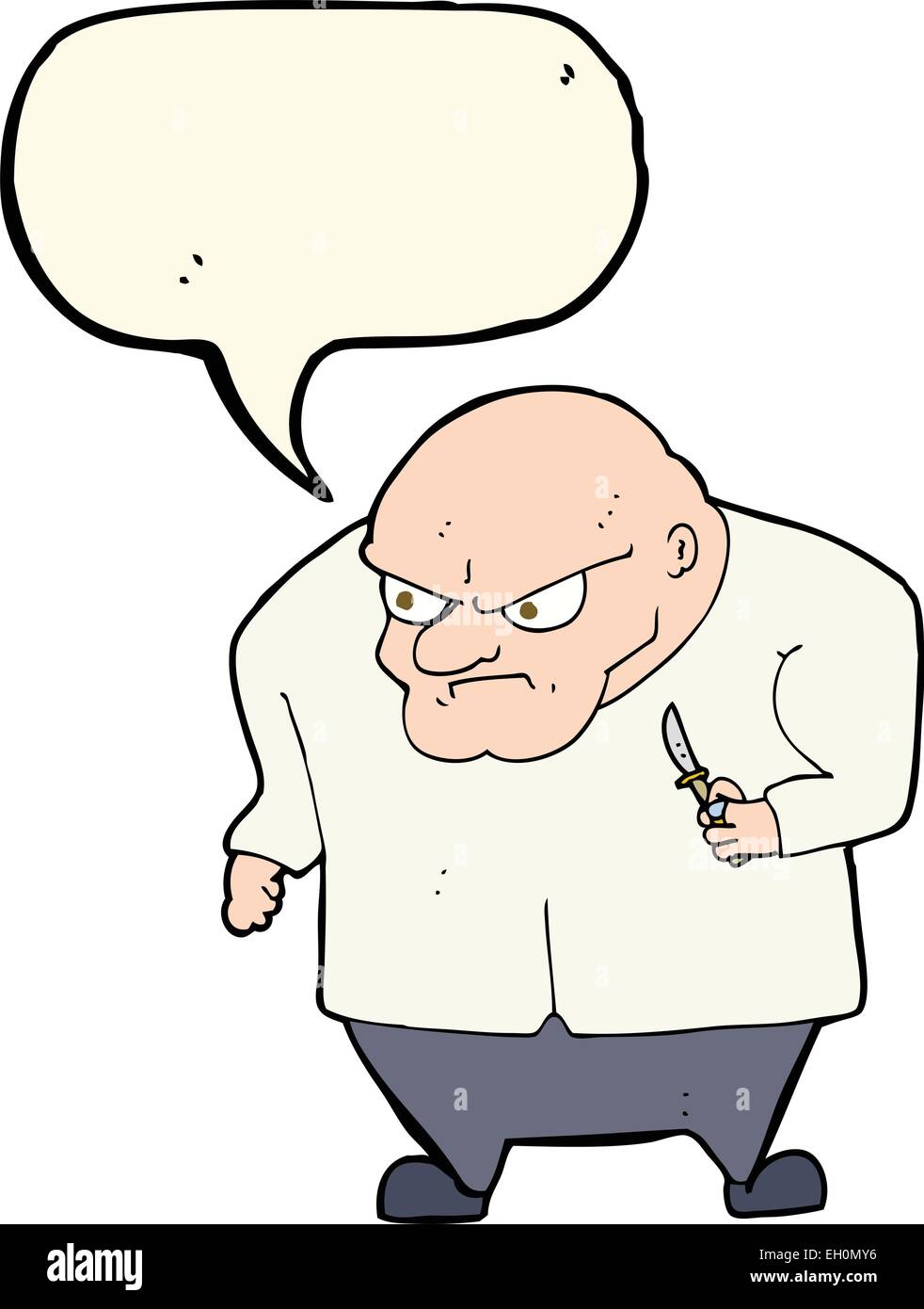 Cartoon evil man hi-res stock photography and images - Alamy
