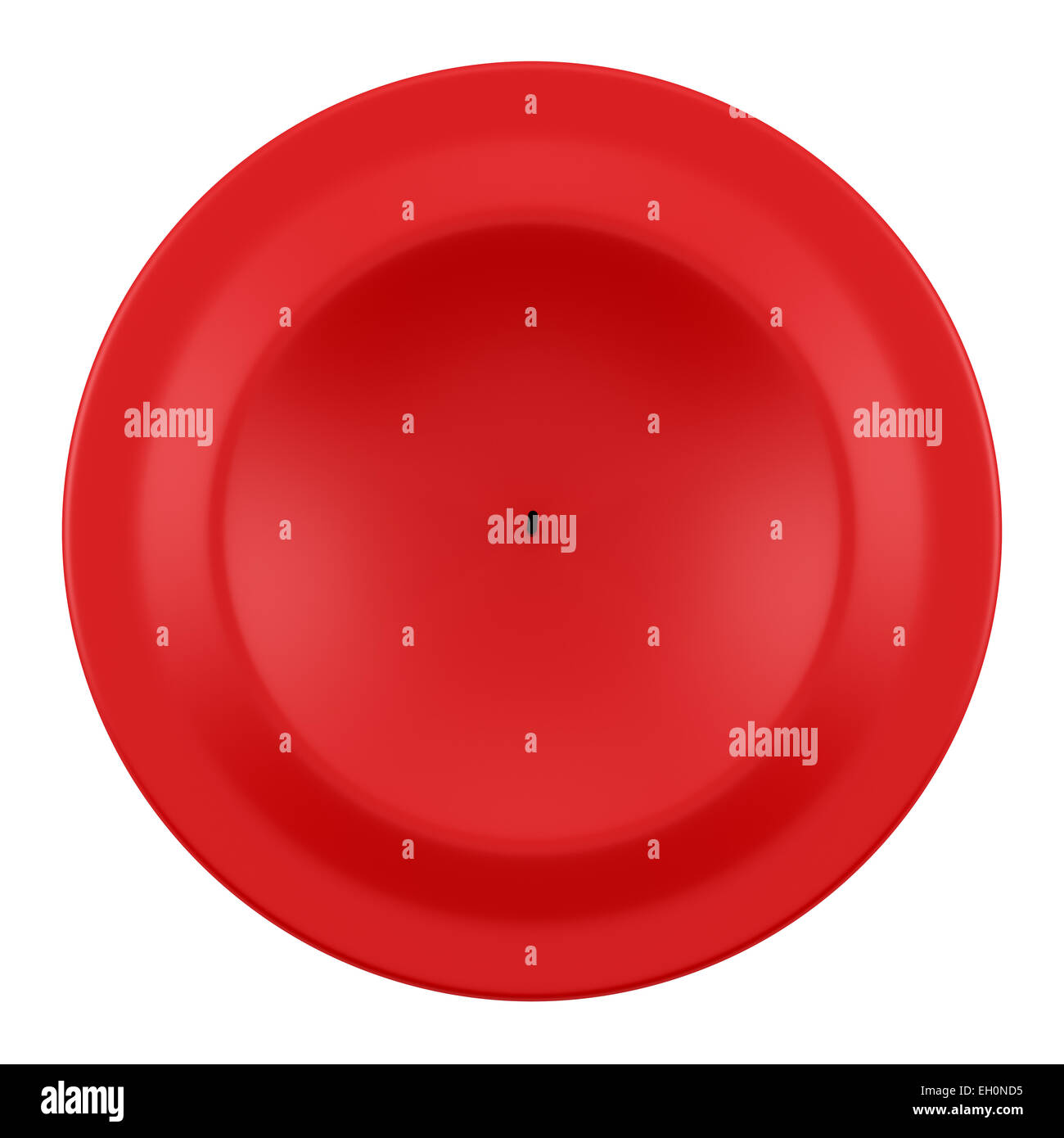 top view of one red candle isolated on white background Stock Photo - Alamy