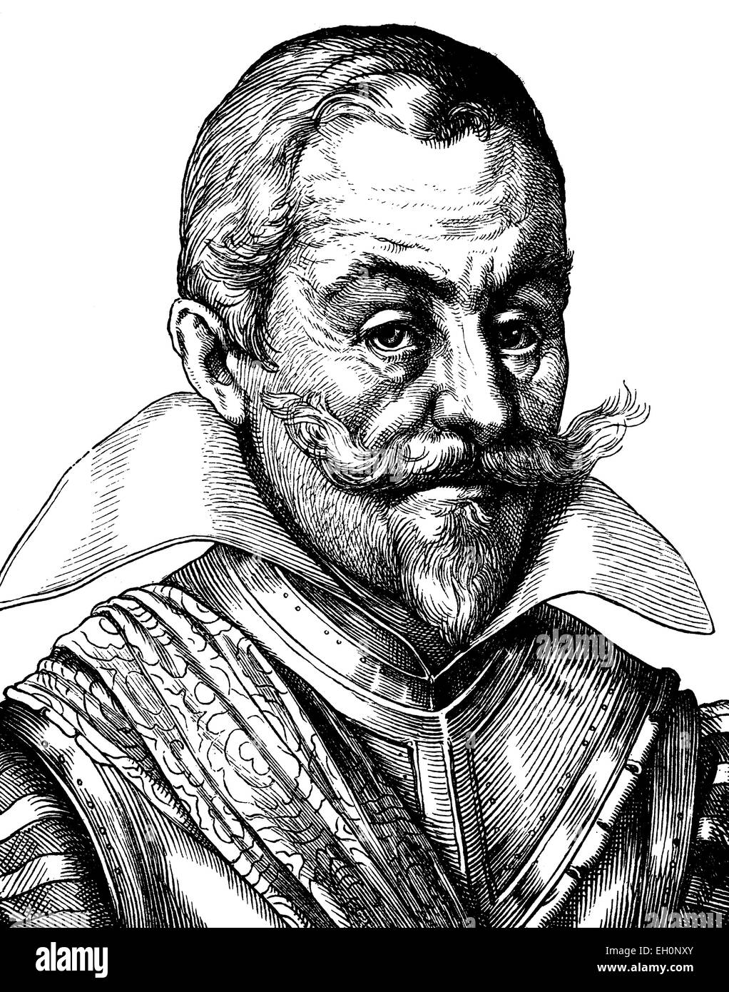Digital improved image of Johann Tserclaes, Count of Tilly, commander ...