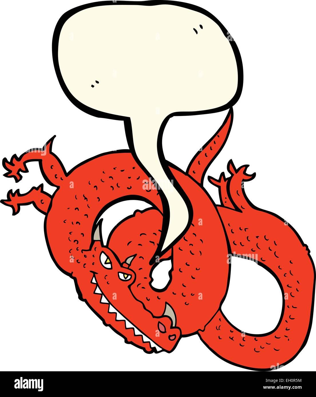 Dragon speech bubble hi-res stock photography and images - Alamy