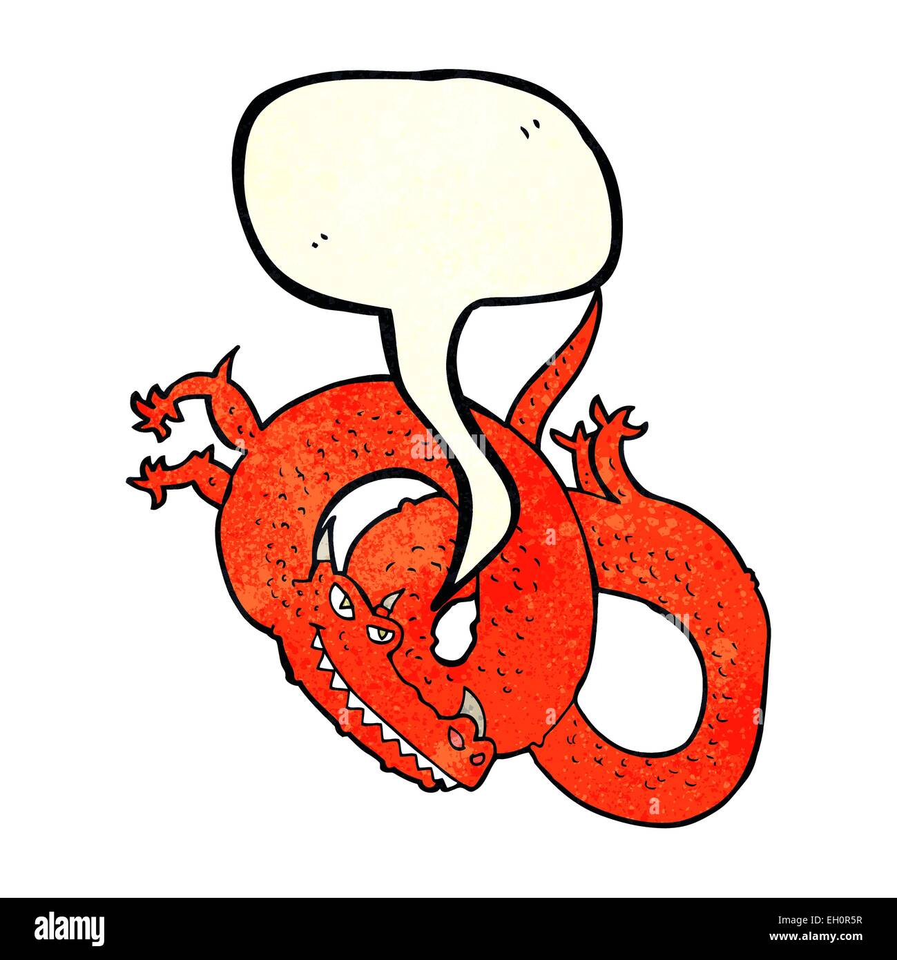 Dragon speech bubble Stock Vector Images - Alamy