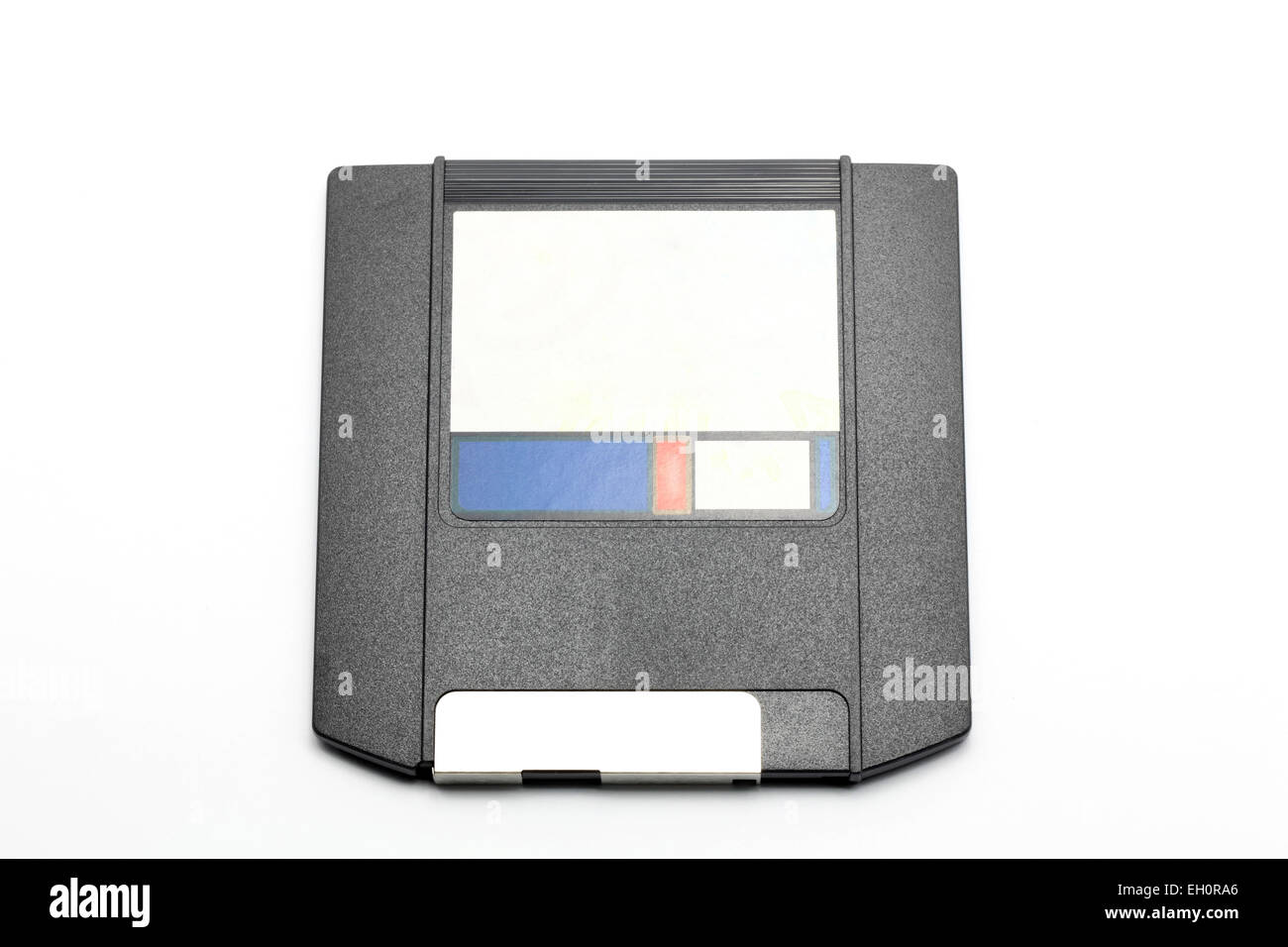 Zip Drive magnetic computer data storage support over white background ...