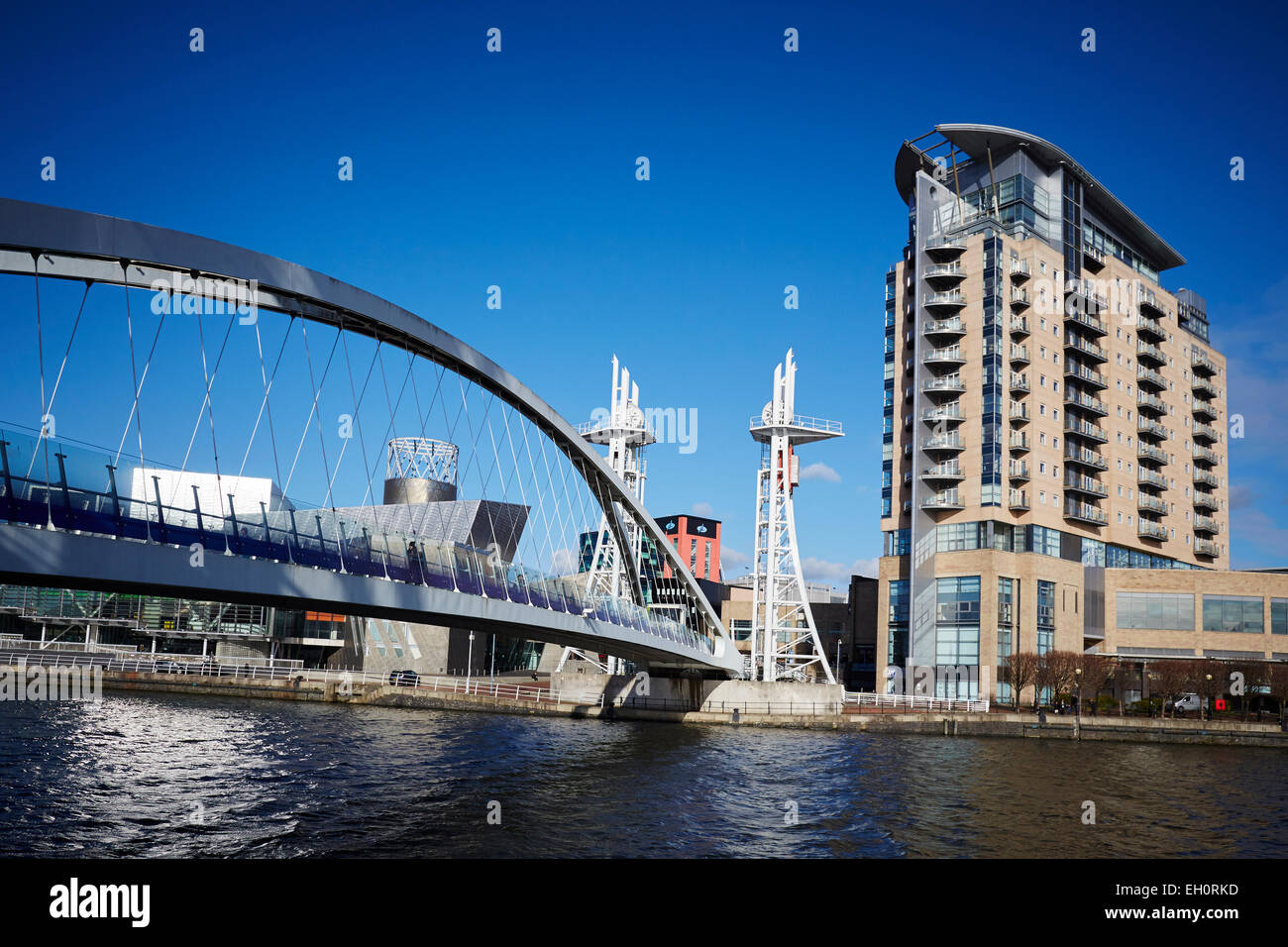 Lowry Outlet Mall at Media City Salford Quays Gtr Manchester UK. t ...