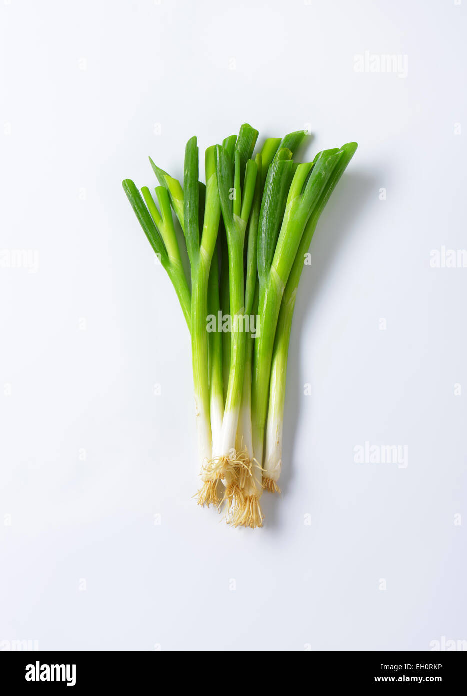 Bundle of fresh green onions Stock Photo - Alamy