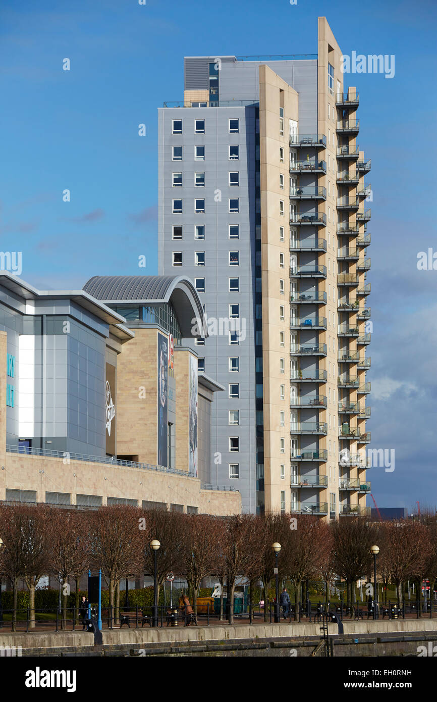 Lowry Outlet Mall at Media City Salford Quays Gtr Manchester UK Stock ...