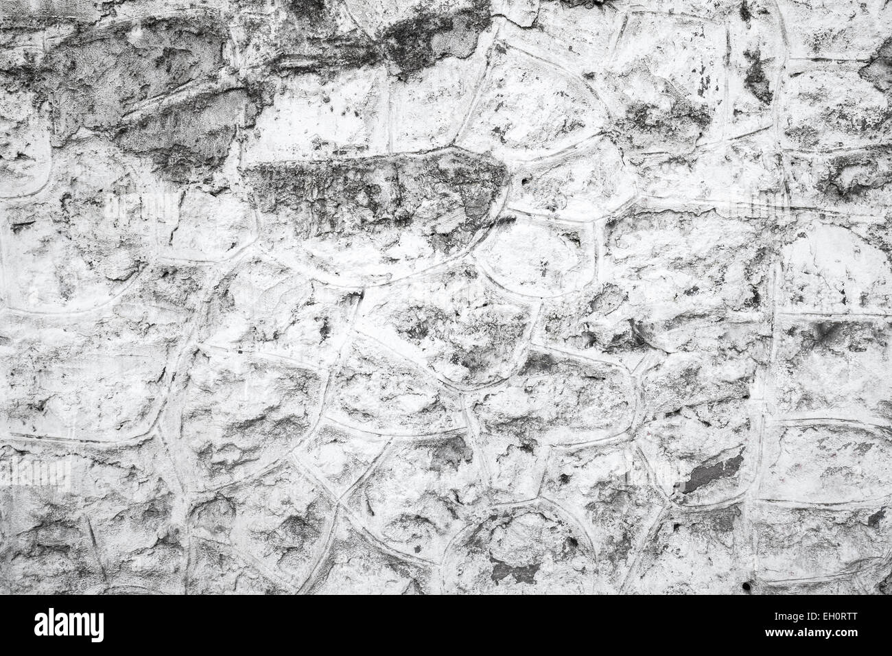Old white painted stone wall, background photo texture Stock Photo - Alamy