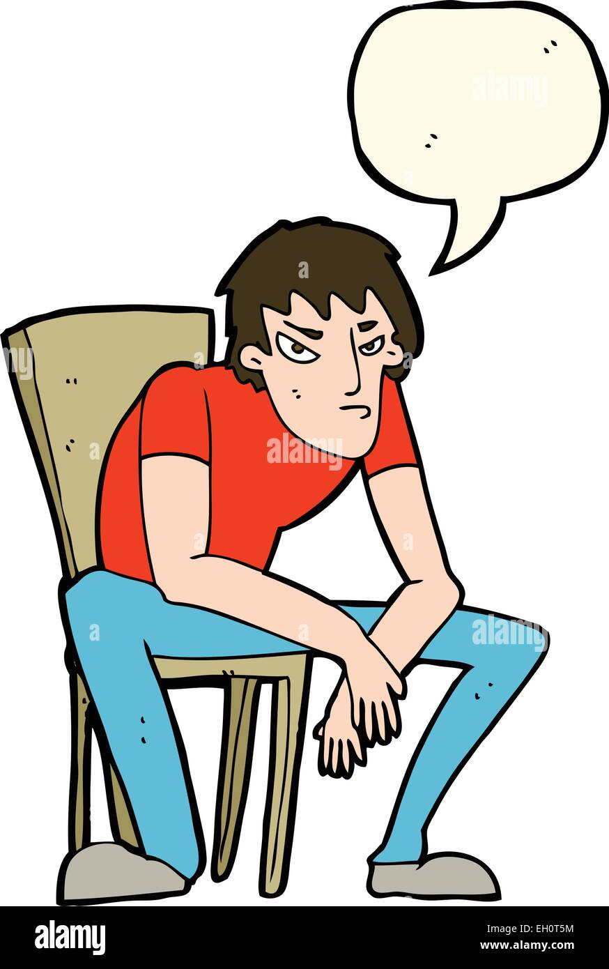 Cartoon dejected man Stock Vector Images - Alamy