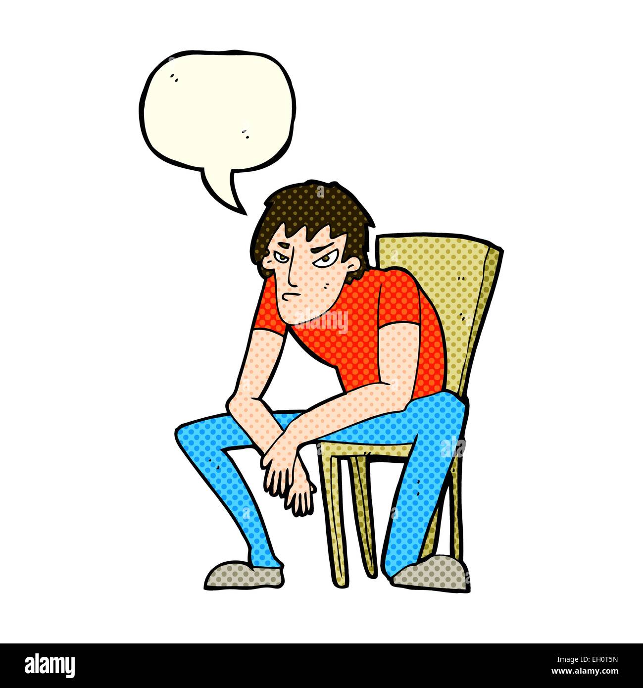Cartoon dejected man Stock Vector Images - Alamy