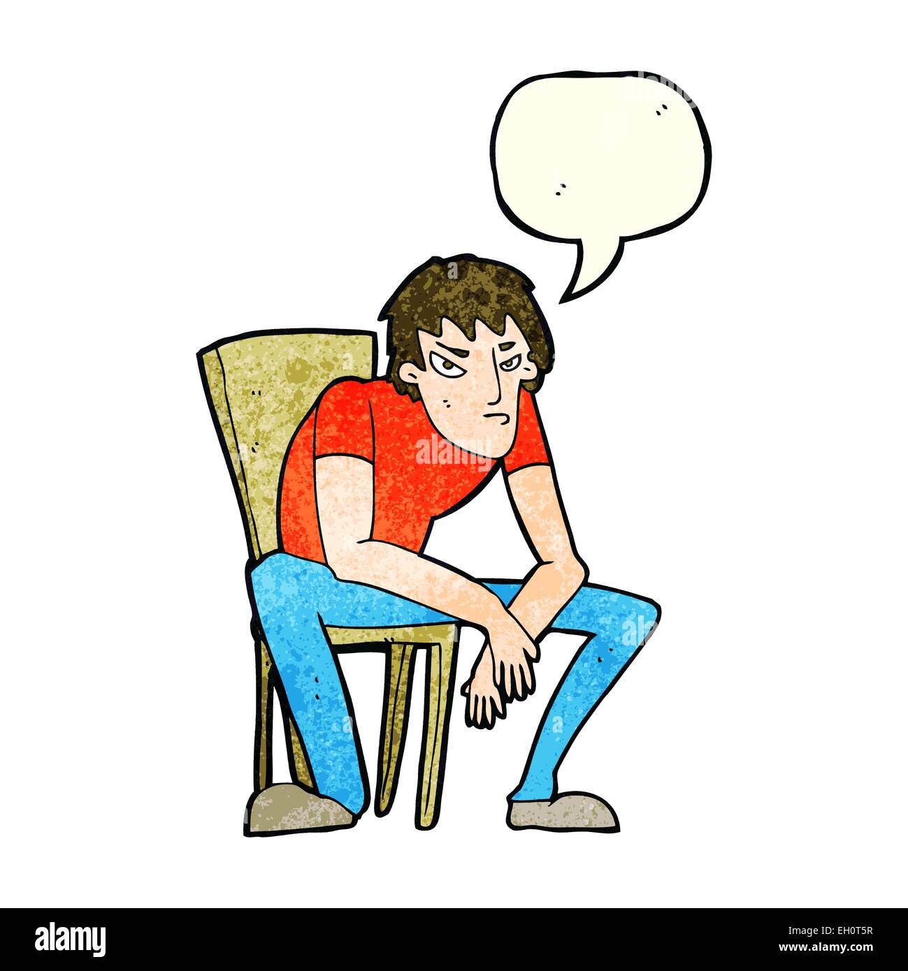 Cartoon dejected man Stock Vector Images - Alamy