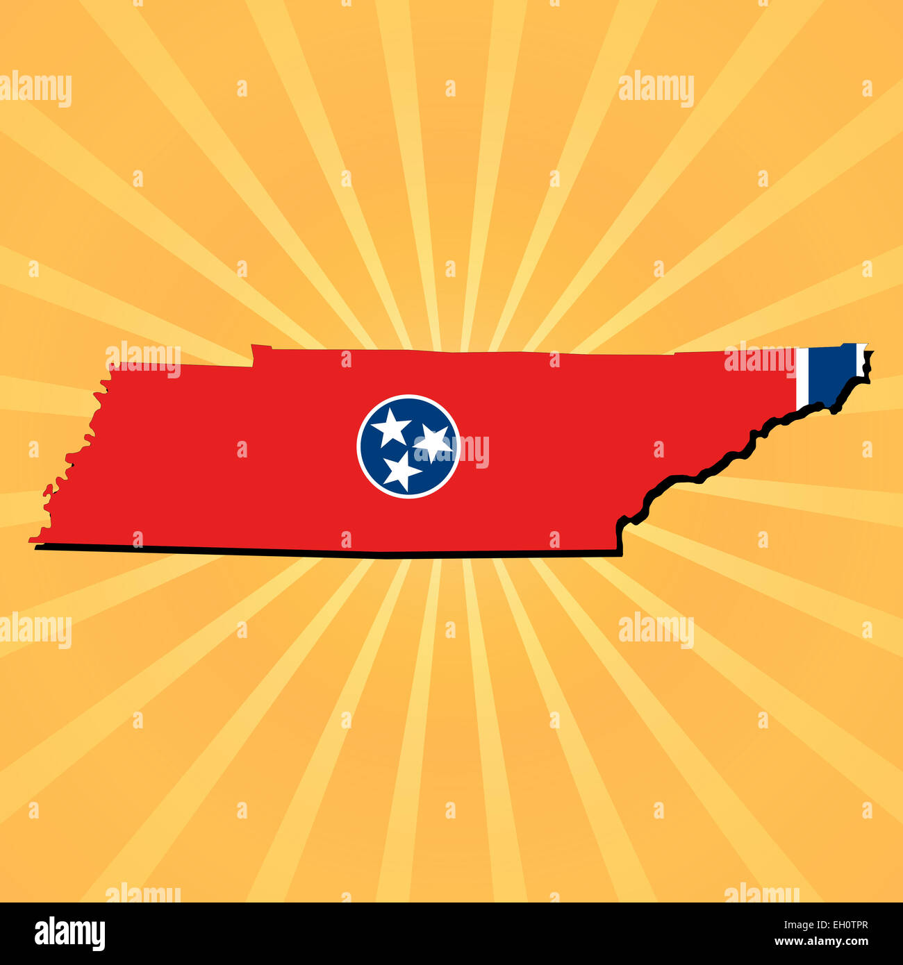 Tennessee map hi-res stock photography and images - Alamy