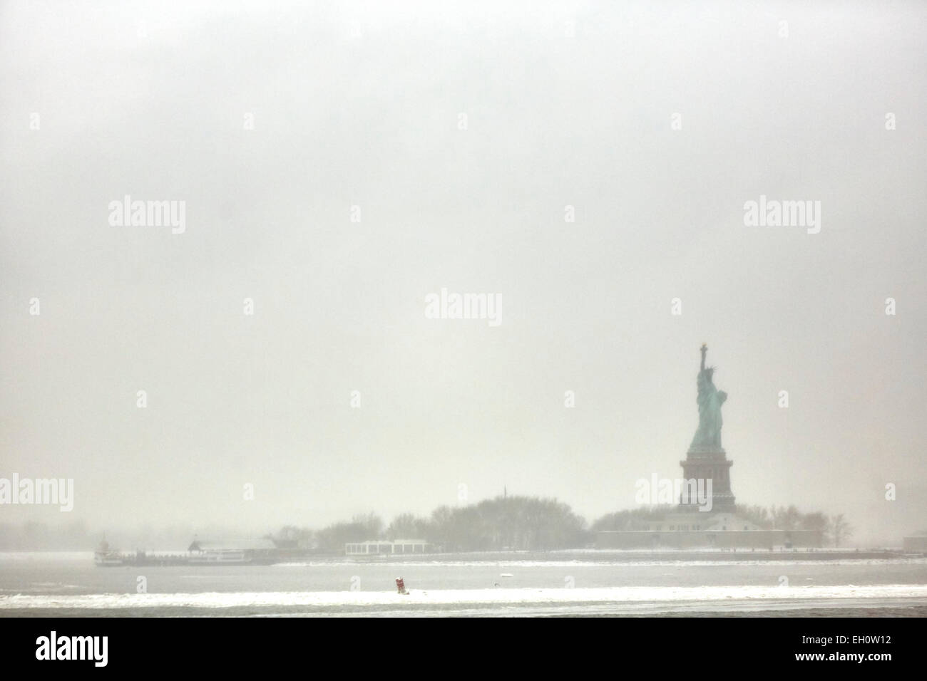 The Statue of Liberty Manhattan in New York North America USA in the ...