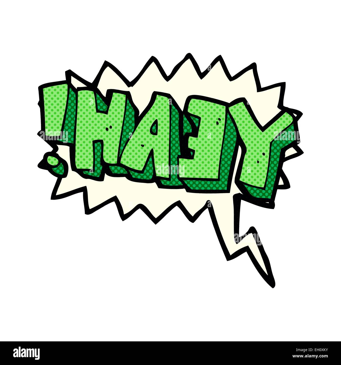 Cartoon yeah shout hi-res stock photography and images - Alamy