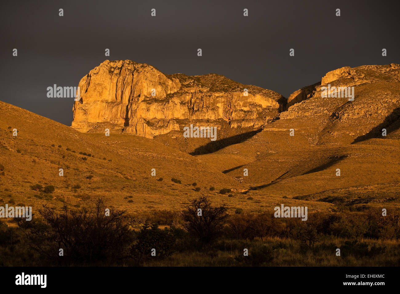 El Capitan, Guadalupe Mountains, Texas is a prehistoric reef from the ...