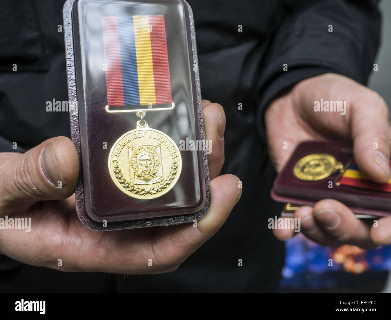 March 4, 2015 - Medal ''For the sacrifice and love for Ukraine'' were ...