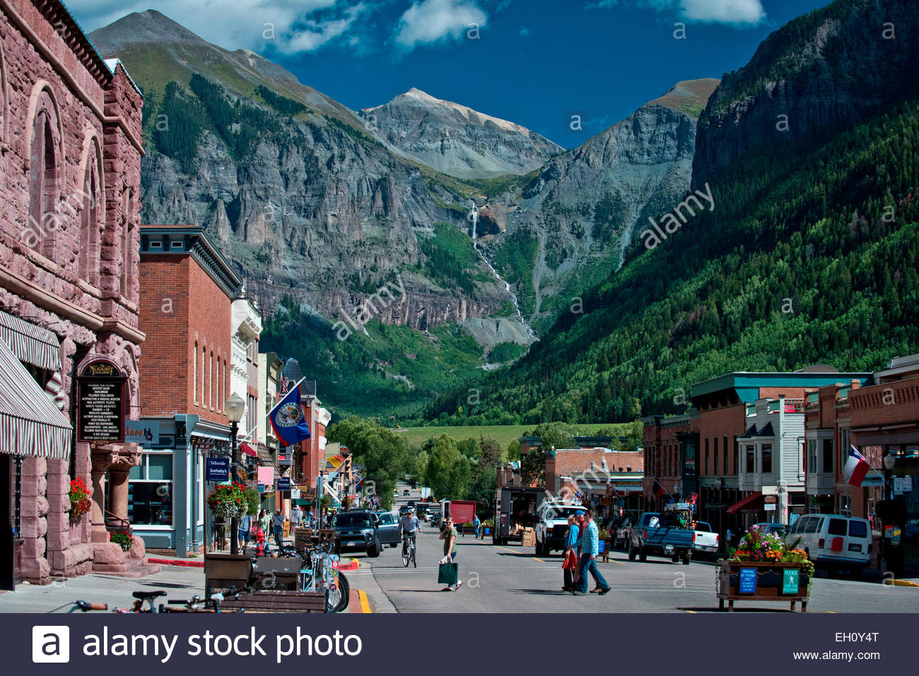 Telluride Town Colorado Summer High Resolution Stock Photography and ...