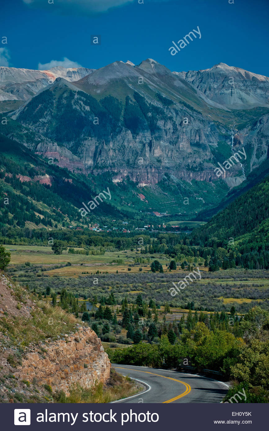 Telluride Town Colorado Summer High Resolution Stock Photography and ...