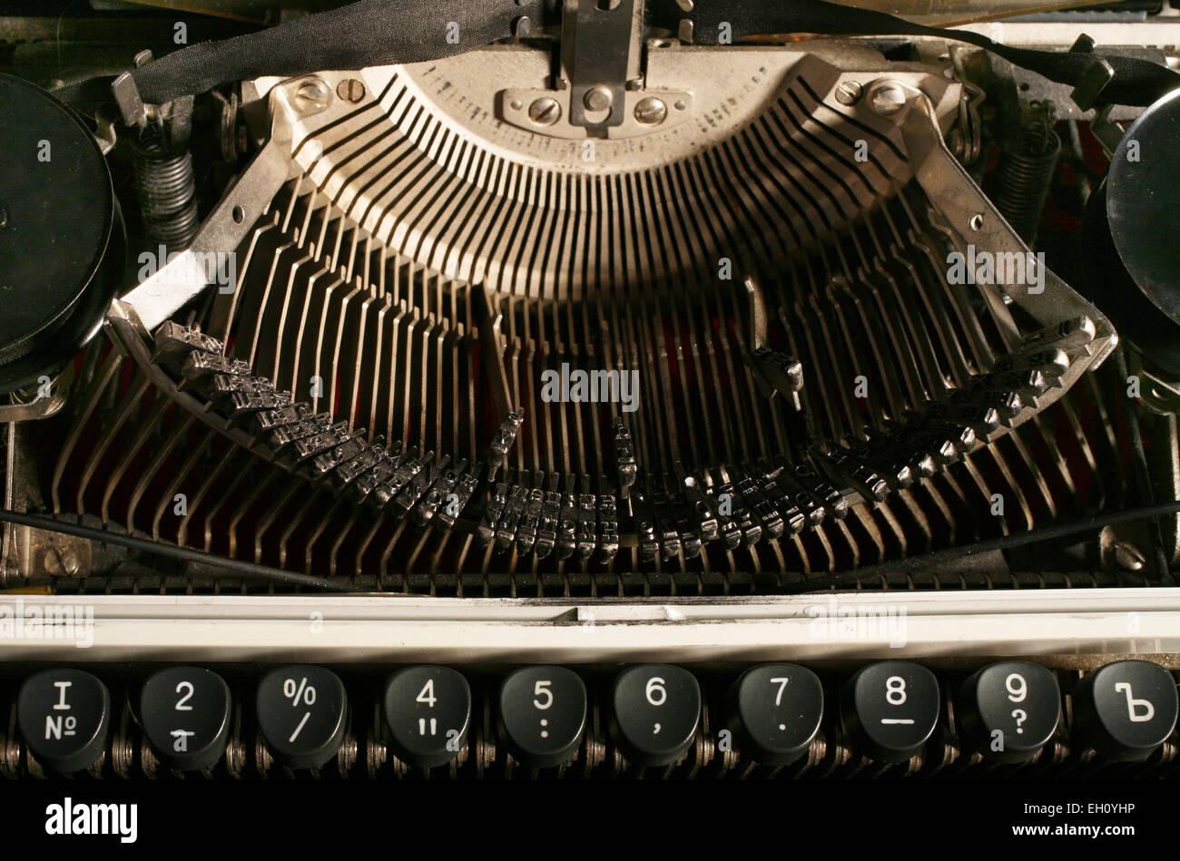 Typewriter mechanism hi-res stock photography and images - Alamy
