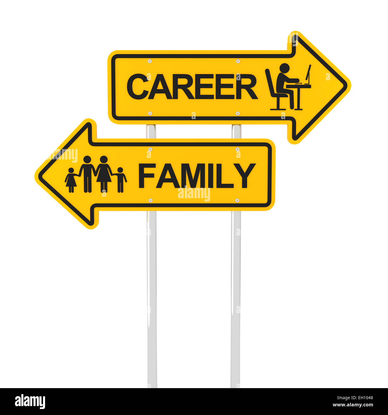 Family road sign hi-res stock photography and images - Alamy