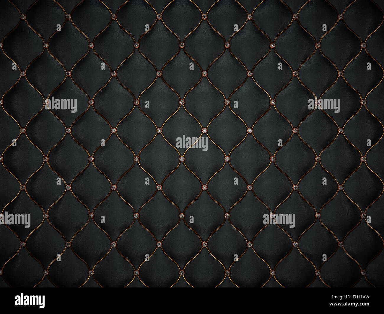 Luxury leather pattern with golden wire and diamonds. luxurious and ...