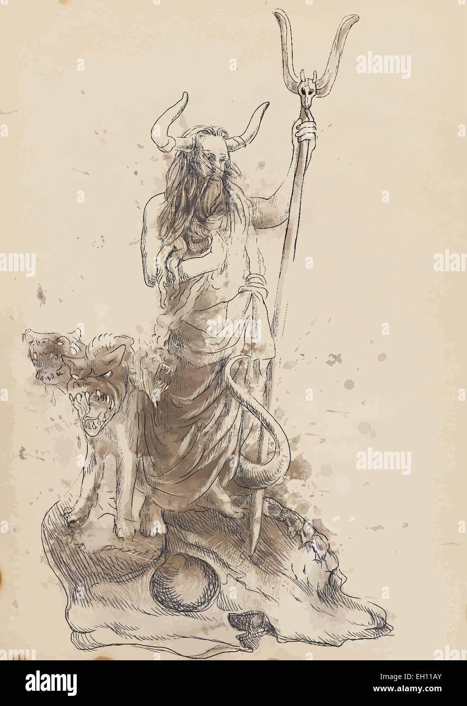 Hades Greek God Of The Underworld Symbol