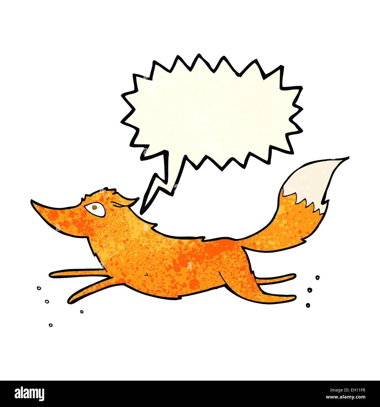 Cartoon fox running Cut Out Stock Images & Pictures - Alamy