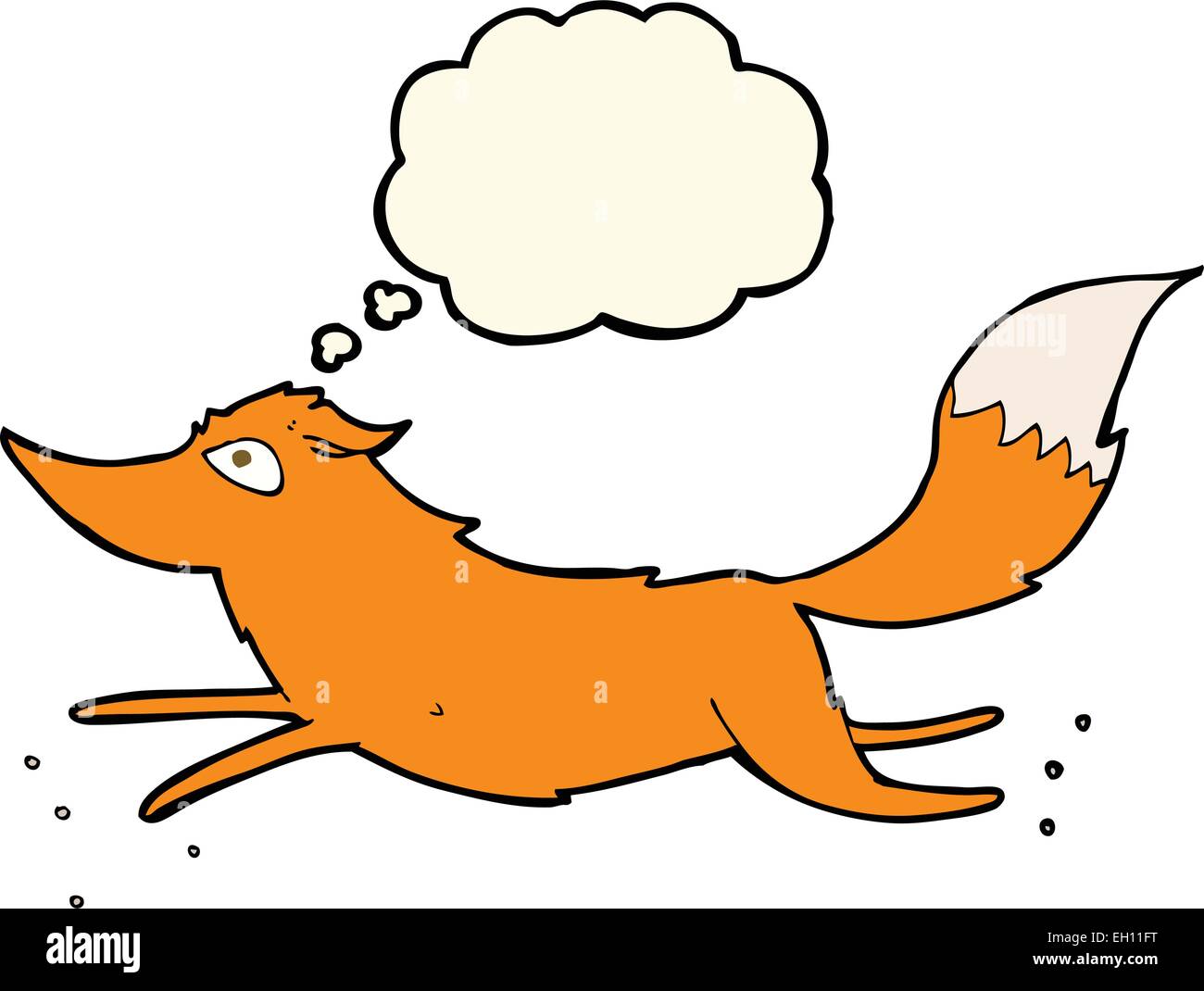 Cartoon fox running hi-res stock photography and images - Alamy