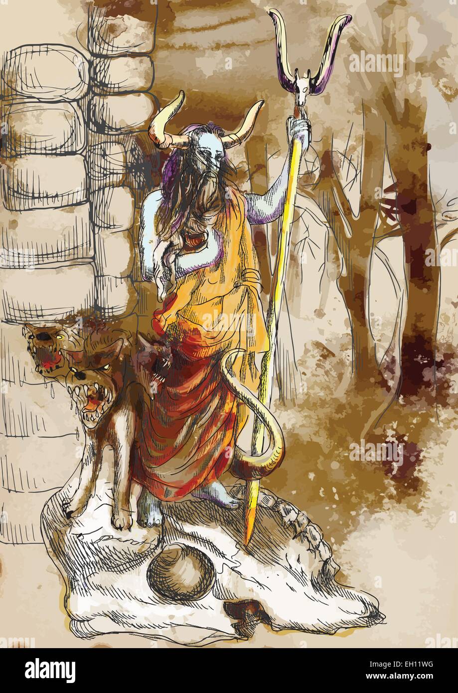 Hades Greek God Of The Underworld Symbol