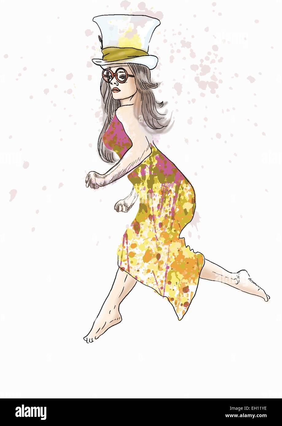 Classical beautiful woman Stock Vector Images - Alamy