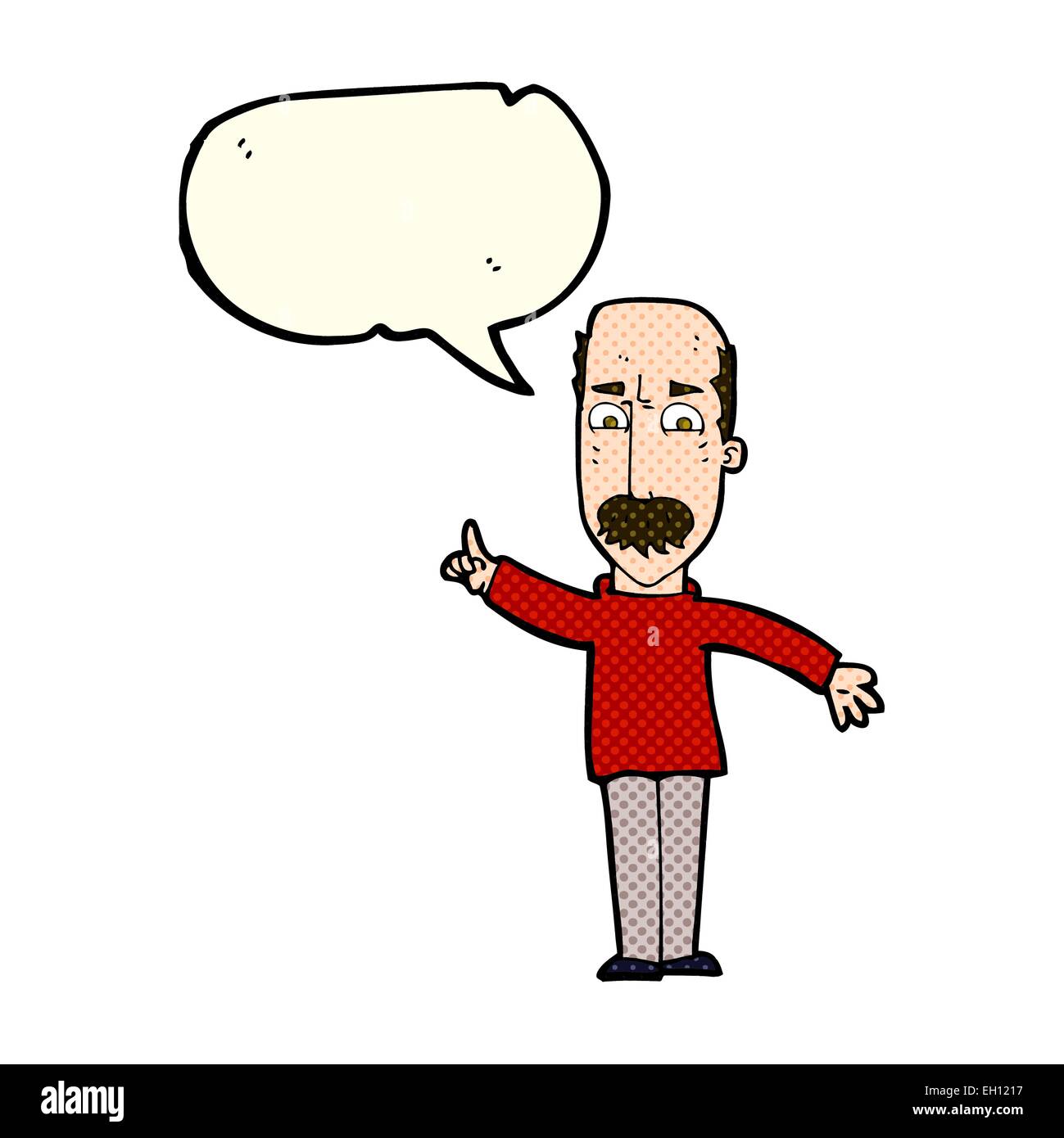 Stern talking Stock Vector Images - Alamy